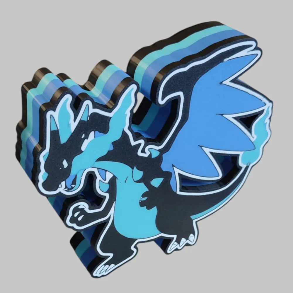 Charizard Light Box - Free 3D Print Model - MakerWorld