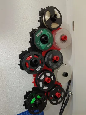 Universal spool holder wall system by GamerForge - MakerWorld