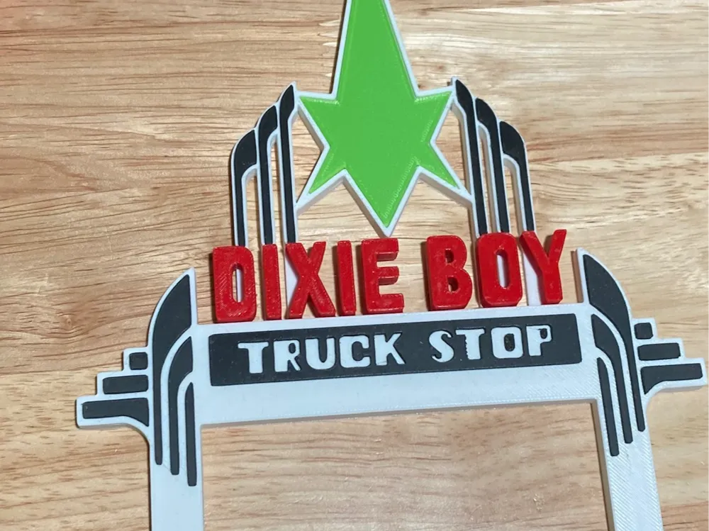 Maximum Overdrive DIXIE BOY Diner Facade by psneddon.1205 MakerWorld ...