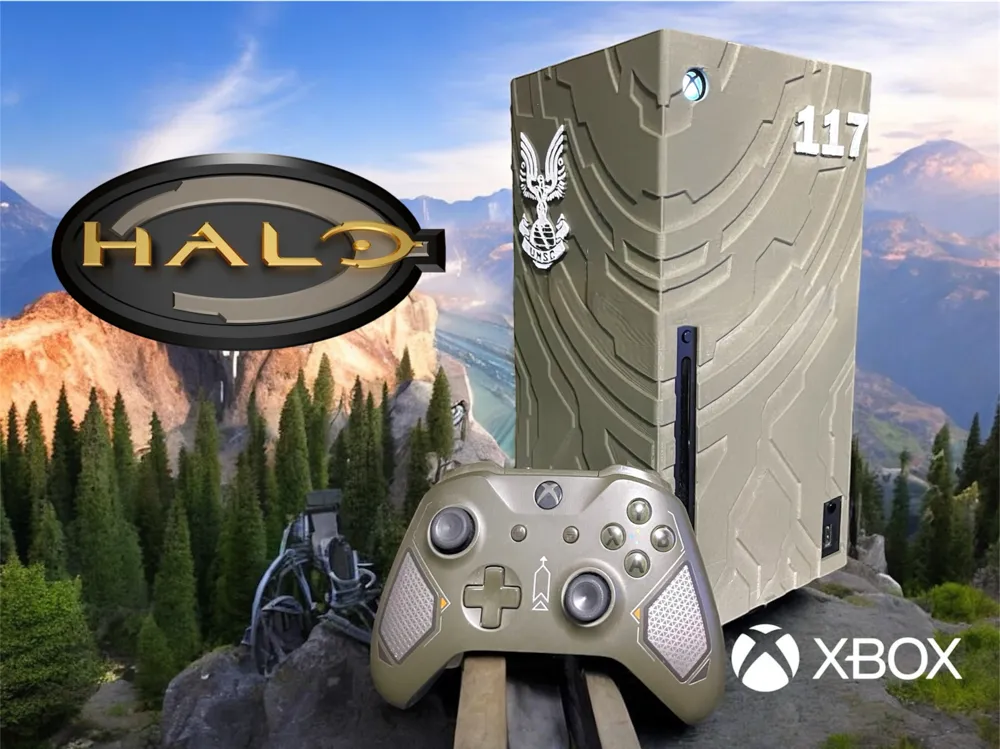 Halo Edition Xbox Console by Major League Mods - MakerWorld