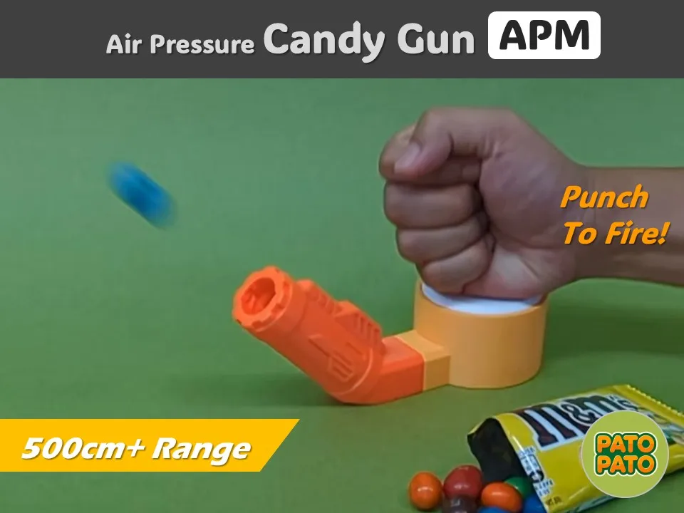 Air pressure candy gun - APM - Free 3D Print Model - MakerWorld
