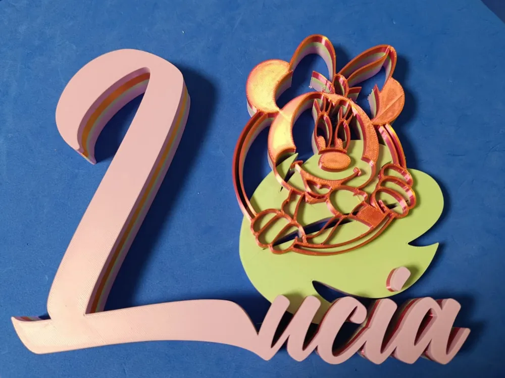 LUCÍA Decorative Sign - Free 3D Print Model - MakerWorld