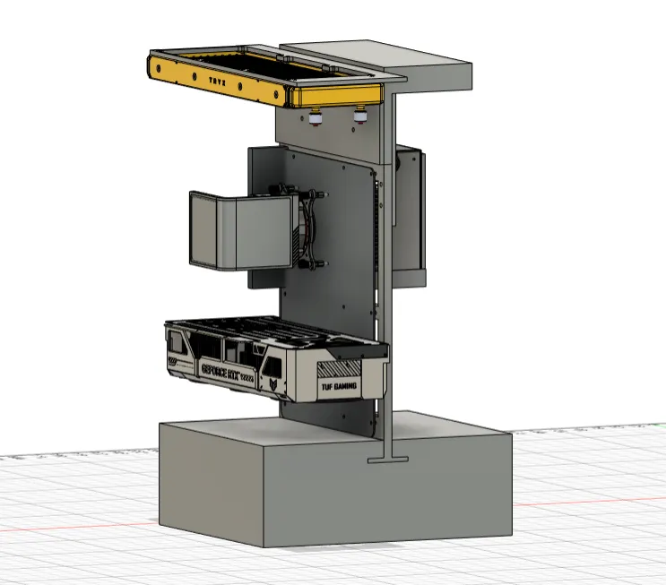 Open Frame TRYX Pc Case - Free 3D Print Model - MakerWorld