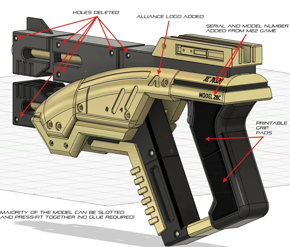 Mass Effect M-3 Predator Model Kit V2 by MWPrintSmith MakerWorld ...