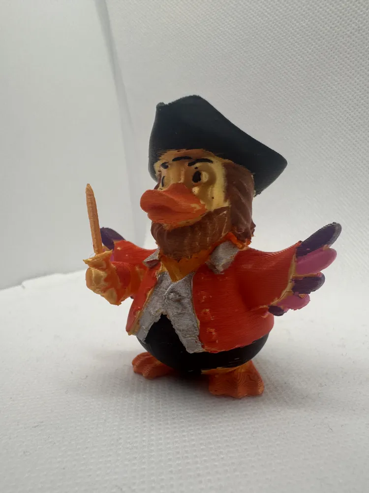 Quaktin Jack Sparrow – Collectible Pirate Duck - Free 3D Print Model ...