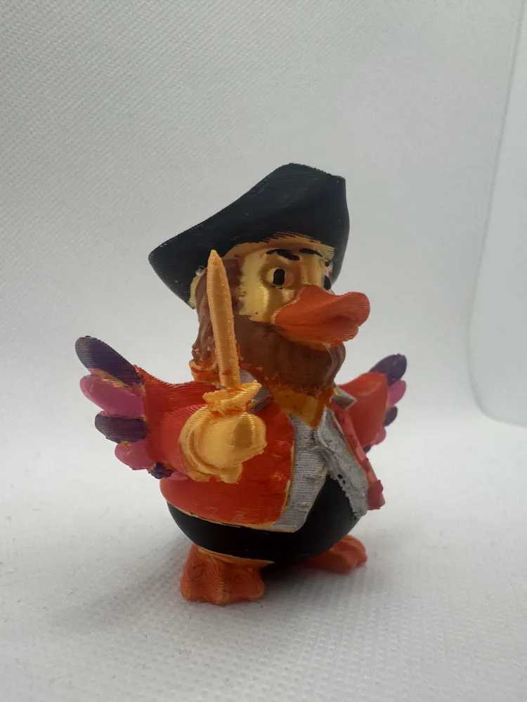 Quaktin Jack Sparrow – Collectible Pirate Duck - Free 3D Print Model ...