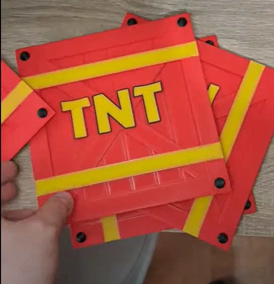 Crash Bandicoot TNT Box by yellowking3d - MakerWorld