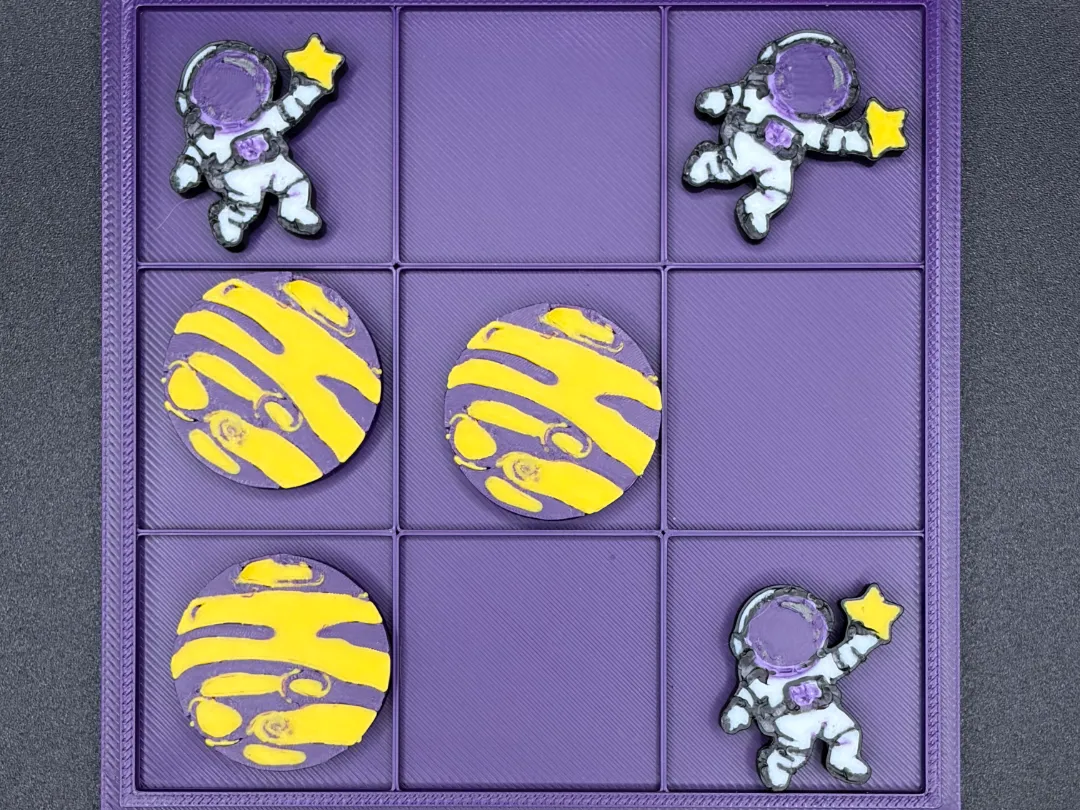 Space Tic Tac Toe - Free 3D Print Model - MakerWorld
