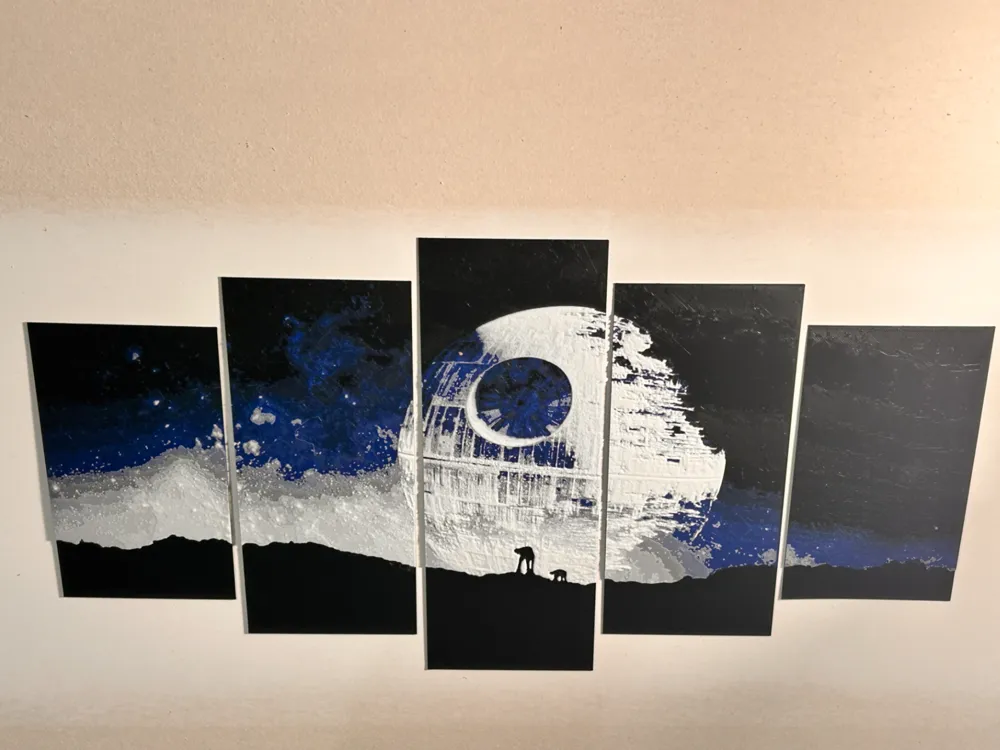 Star Wars Death Star Panel Mural by tbosley02 - MakerWorld