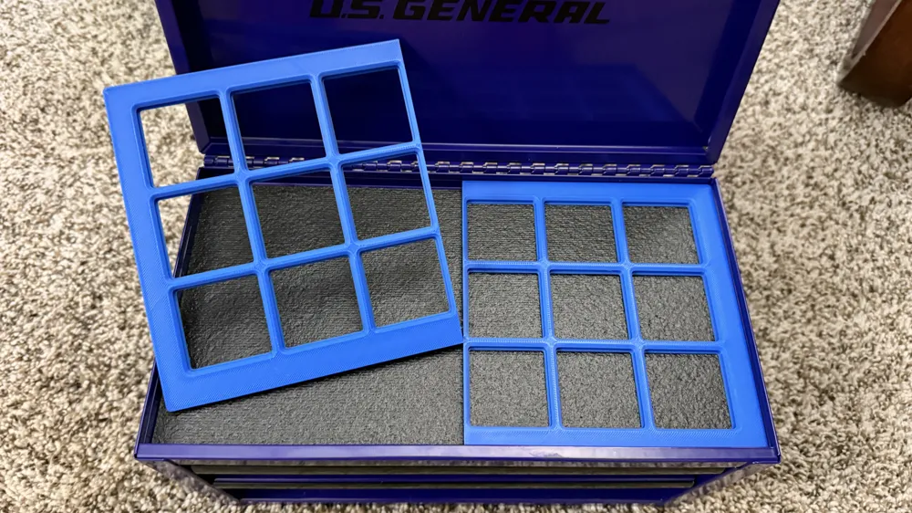 New Harbor Freight Mini Toolbox Gridfinity grids - Free 3D Print Model ...