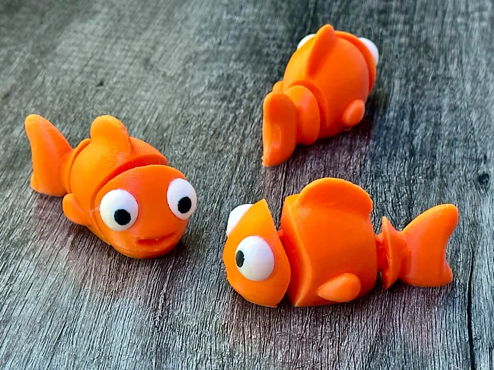 Articulated Flexi Fish - Fidget Toy - Small - Free 3D Print Model ...