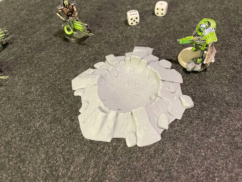Wargame - Crater terrain by Wargame Terrain Print MakerWorld: Download ...