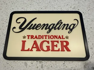 Yuengling Beer Sign by Nickler - MakerWorld
