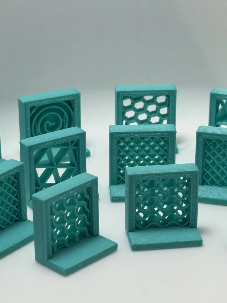 Infill Pattern Showcase Tiles (Bambu Studio) by FormaDelSol MakerWorld ...