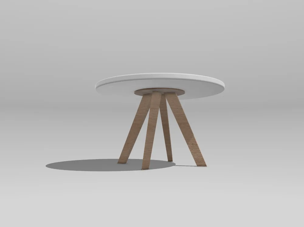 Miniature kitchen table by s0hm - MakerWorld