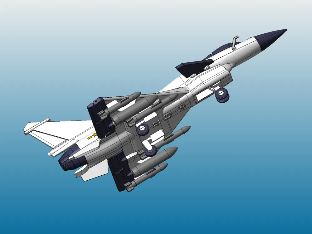 J-10C-Assembly Version by 天门计划 MakerWorld: Download Free 3D Models