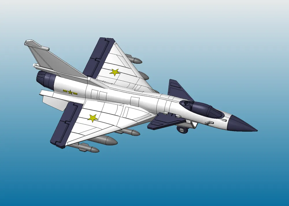 J-10C-Assembly Version by 天门计划 MakerWorld: Download Free 3D Models
