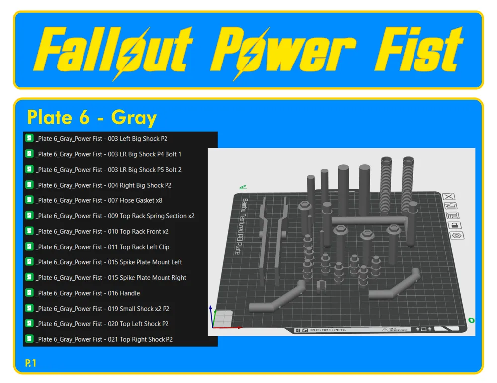 Fallout Power Fist - Free 3D Print Model - MakerWorld