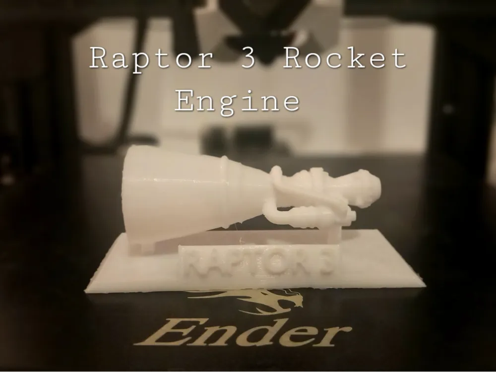 Spacex Raptor 3 Rocket Engine by James Jones - MakerWorld