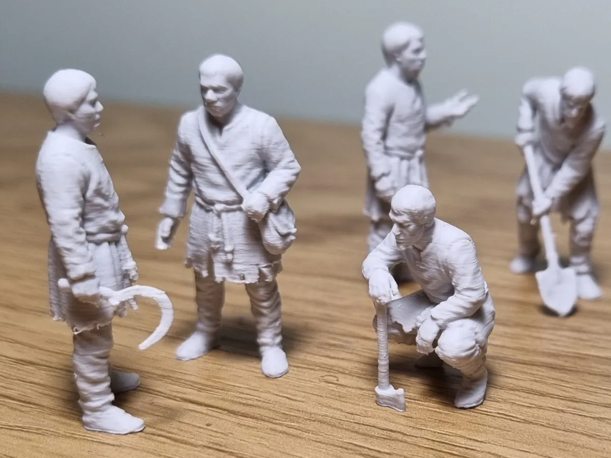 Medieval peasants - Free 3D Print Model - MakerWorld