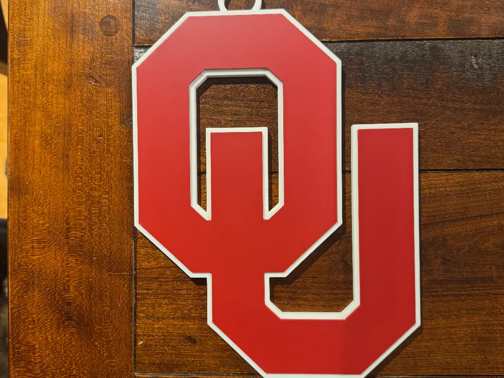 Oklahoma Sooners Oversized Necklace Logo by 3D River Designs MakerWorld ...