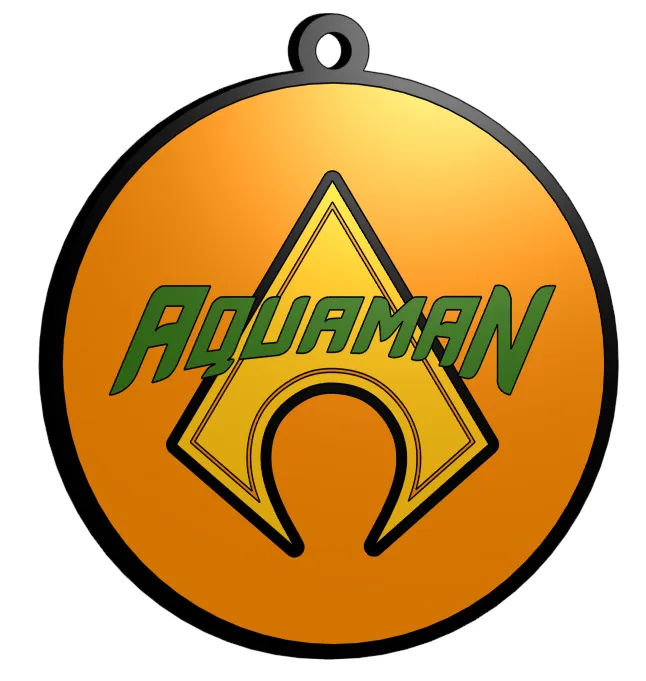 Aquaman Keychain by Garber Creations - MakerWorld