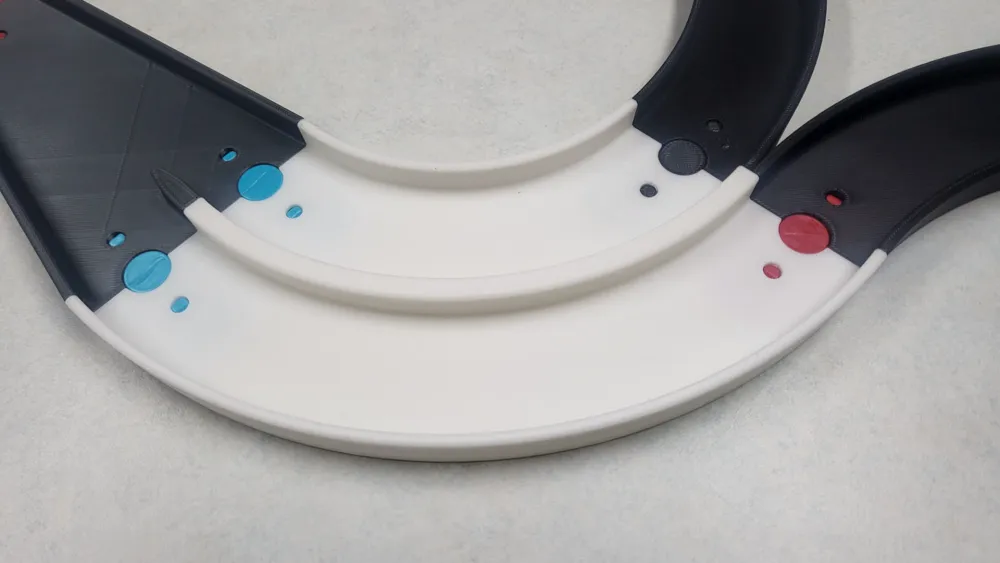 Dual 90/45 Degree Curve pk - Hot Wheels Compatible - Free 3D Print ...