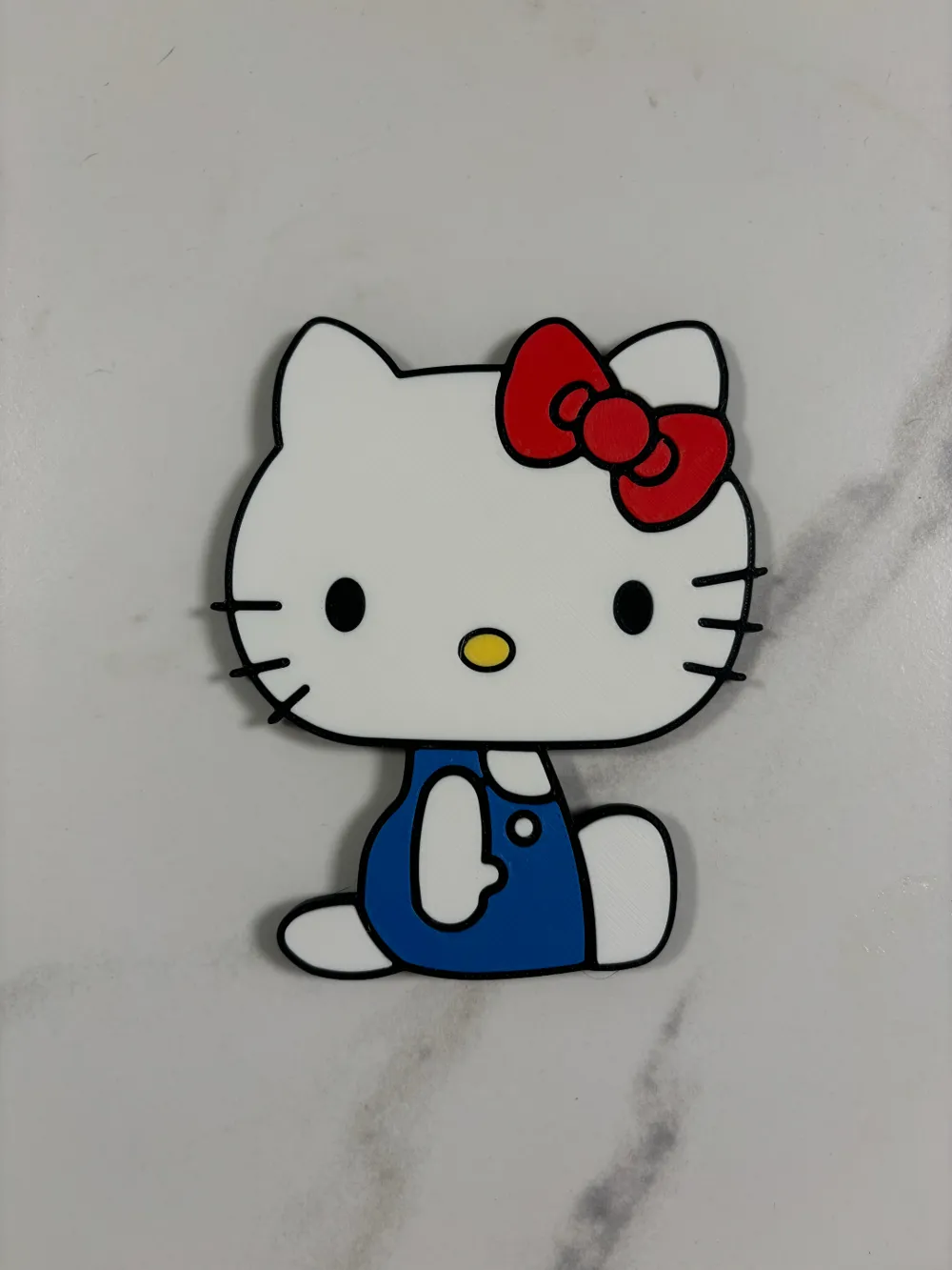 Hello Kitty Refrigerator Magnet by 红领巾 MakerWorld: Download Free 3D Models