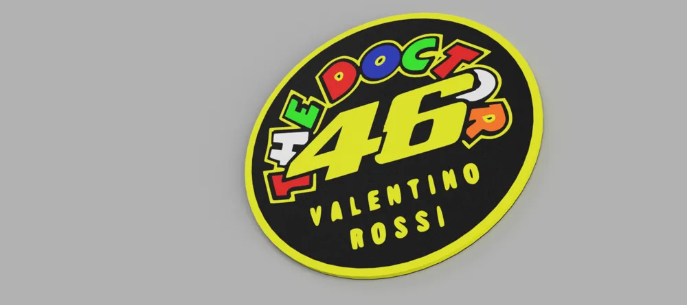 THE DOCTOR VR46 COASTER - SOTTOBICCHIERI THE DOCTOR VR46 - VALENTINO ...