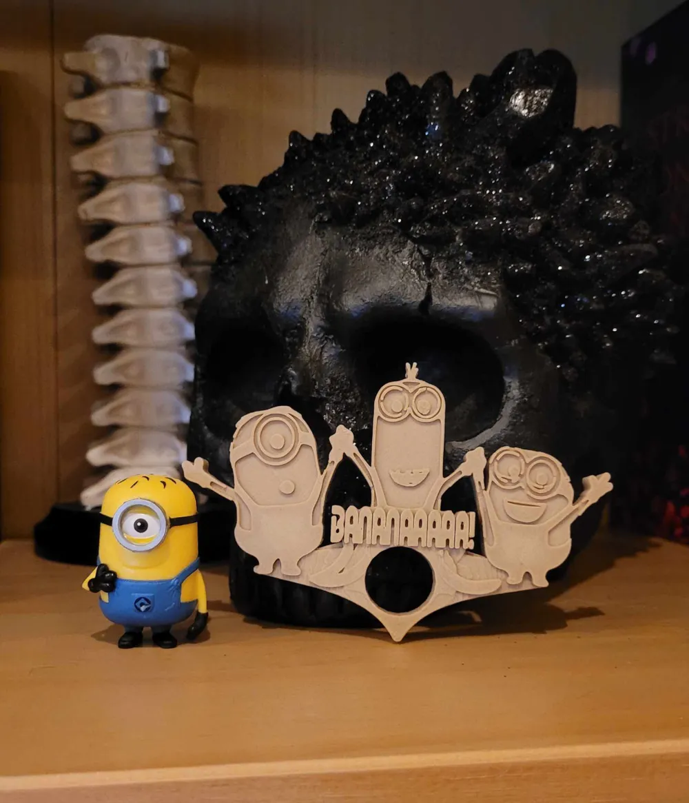 Minions - BANANAAAAA! - Page Holder by TheForbiddenNerd - MakerWorld