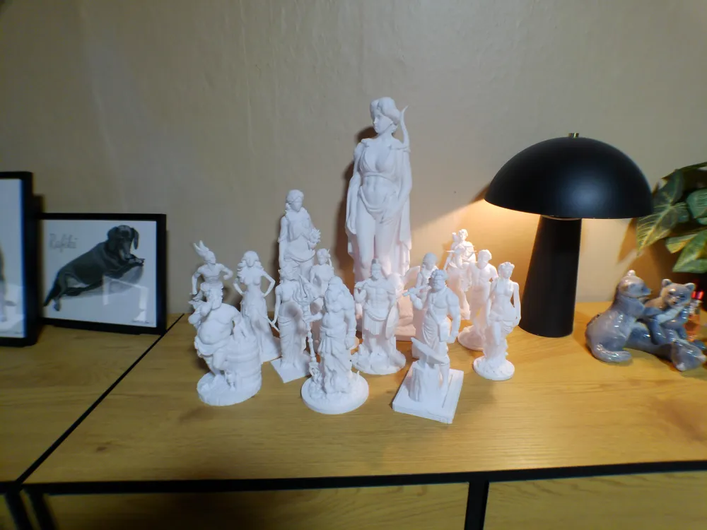 Greek Deities 4/5 - Greek Gods HQ Decor Statues - Free 3D Print Model ...