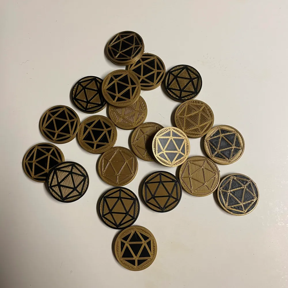 Inspiration D20 Tokens by Sidequest Co - MakerWorld