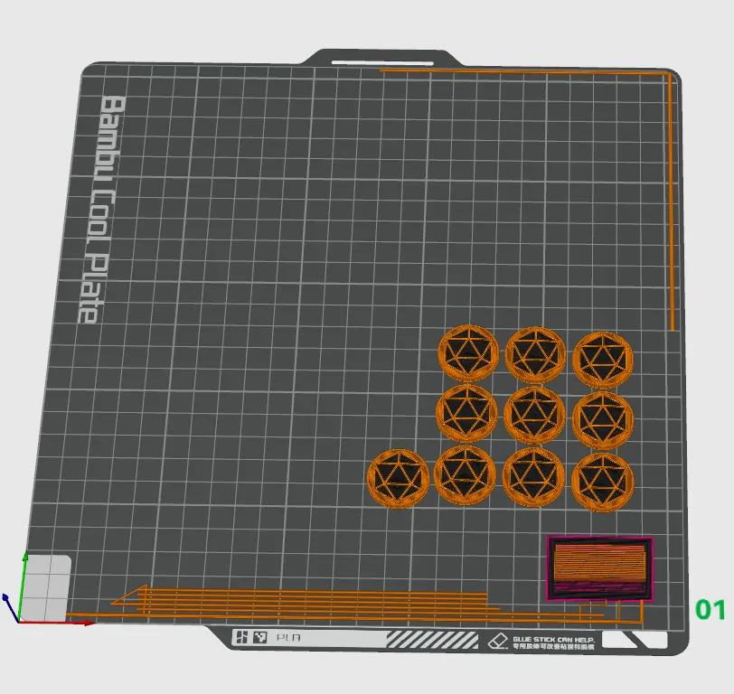 Inspiration D20 Tokens by Sidequest Co - MakerWorld