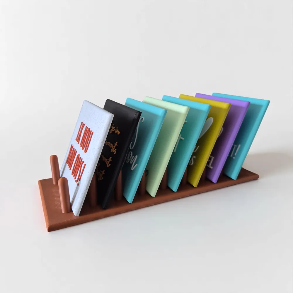 Tile Display Stand – Organizer for Signs or Tiles - Free 3D Print Model ...