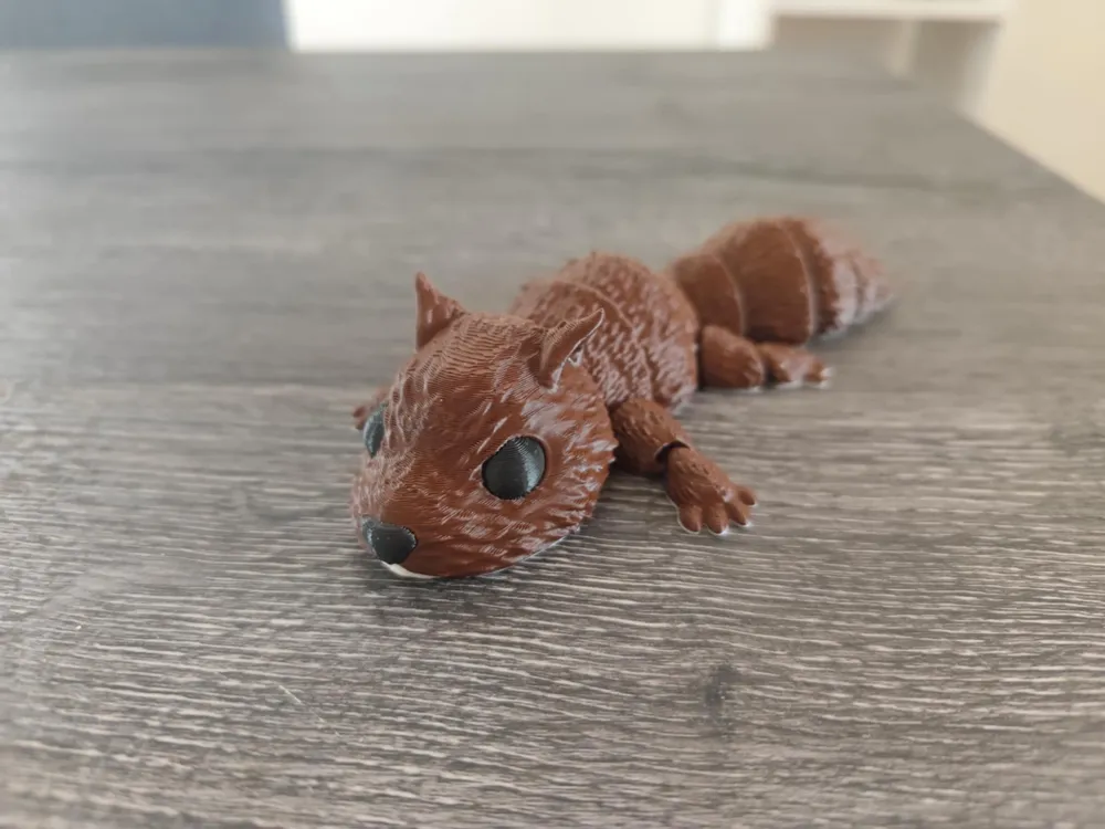 Cute Flexi Squirrel by OrangeSs MakerWorld: Download Free 3D Models