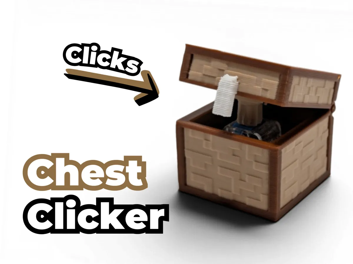 Chest Clicker – Minecraft Fidget | MX Switch - Free 3D Print Model ...