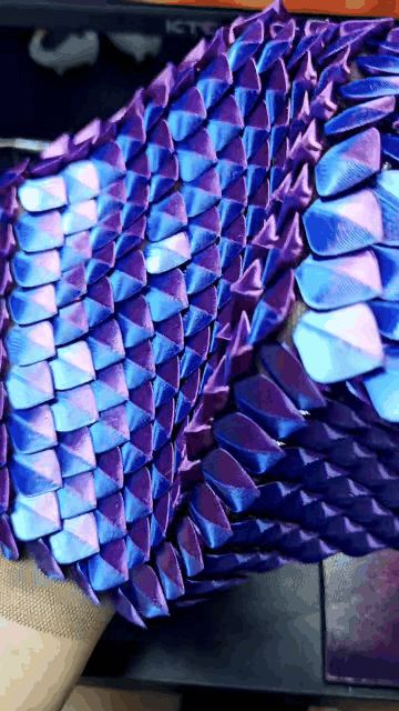 Ao Run cosplay dragon scale fabric by 桃雾MakerWorld: Download Free 3D Models