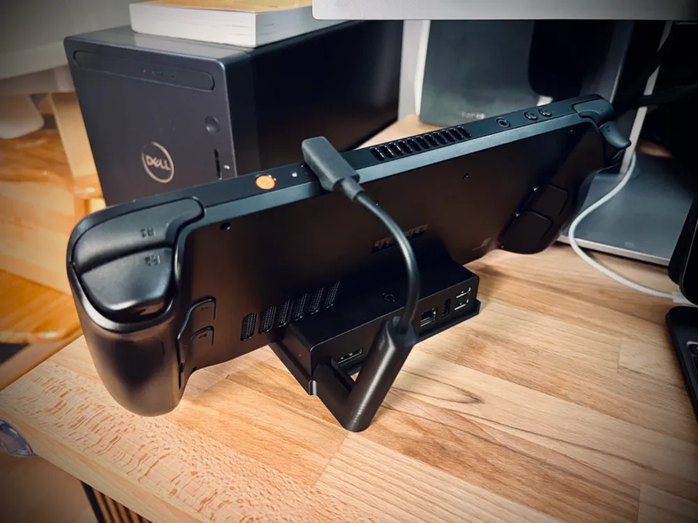 Steamdeck Official Dock Cable Holder by ChunkAhoy - MakerWorld