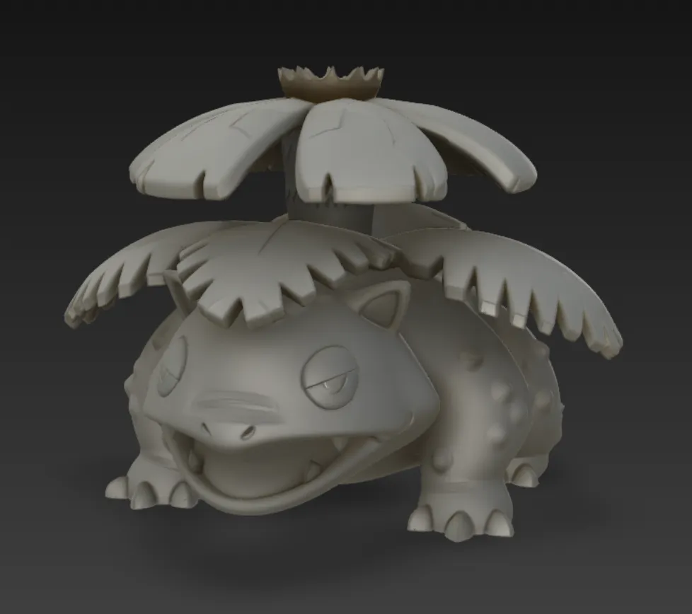 Pokemon Venusaur - Free 3D Print Model - MakerWorld