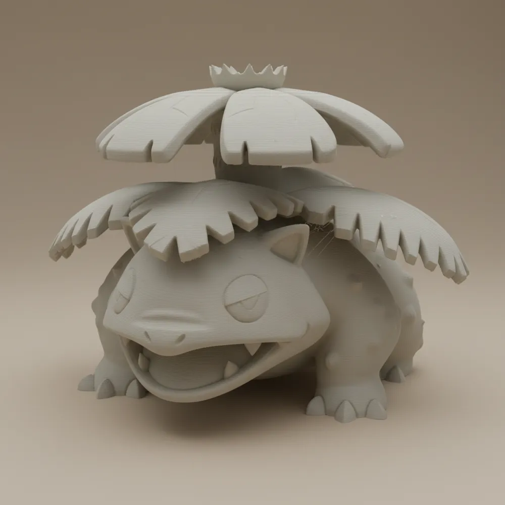 Pokemon Venusaur - Free 3D Print Model - MakerWorld