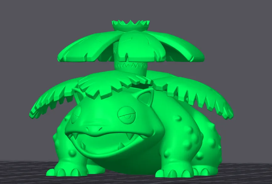 Pokemon Venusaur - Free 3D Print Model - MakerWorld