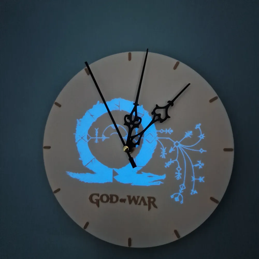 God Of War Clock by adam0492 - MakerWorld