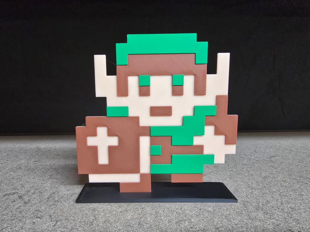 Voxel-Style Link from Zelda by Ocular Dynamic - MakerWorld