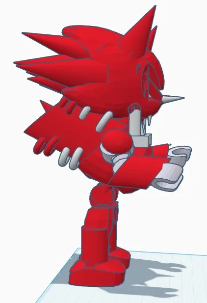 brick metal sonic kai by metal S MakerWorld: Download Free 3D Models