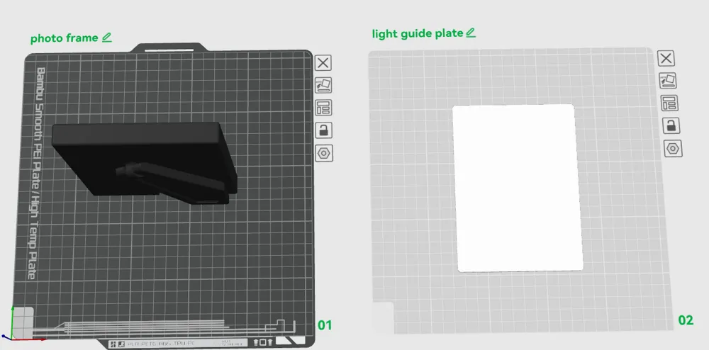 lithophane Frame & Diffuser Bambu Compatible - Free 3D Print Model ...
