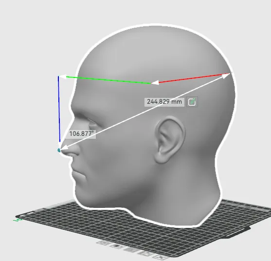 Sizing Head - 7 5/8 Hat Size Remixed by RiseDimension MakerWorld ...