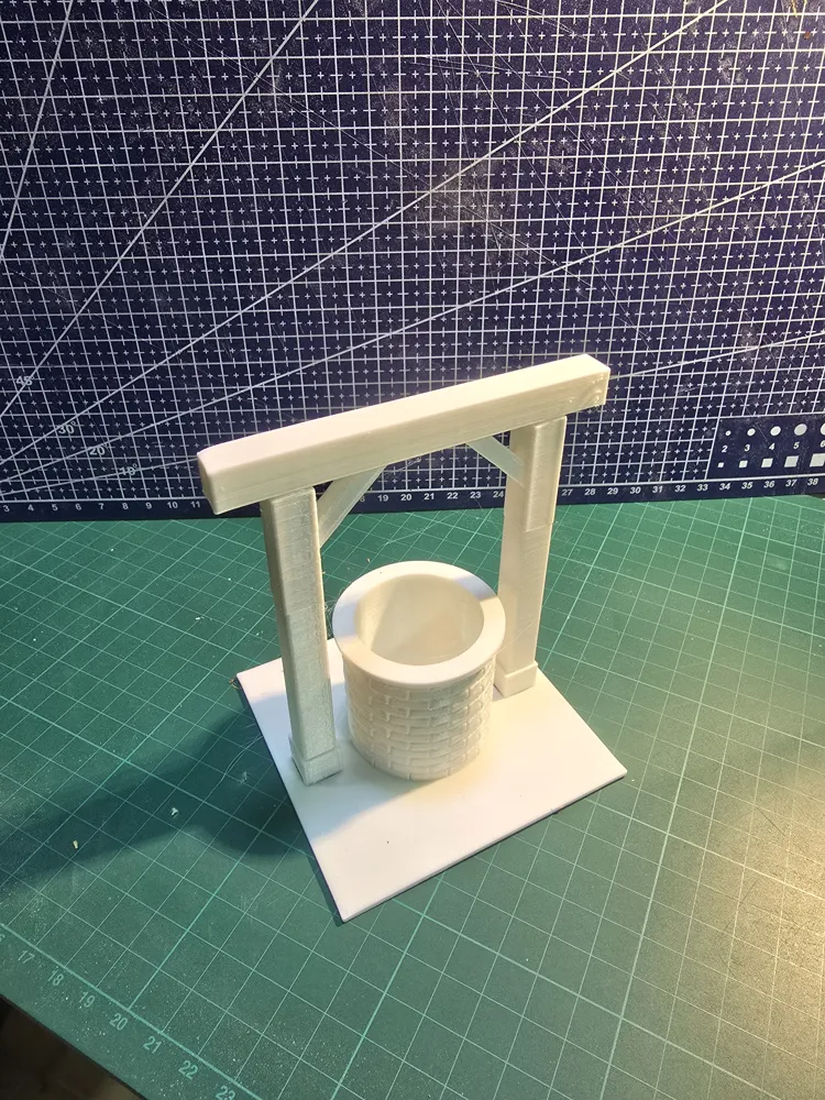 Rustic Brick Well Nativity & Diorama Prop by R2WoodEngineering ...