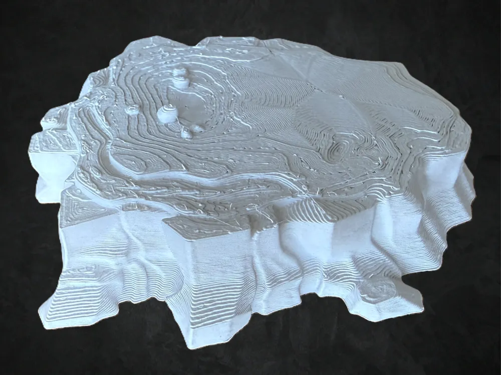 Mountain Top Base Stage Platform - Free 3D Print Model - MakerWorld