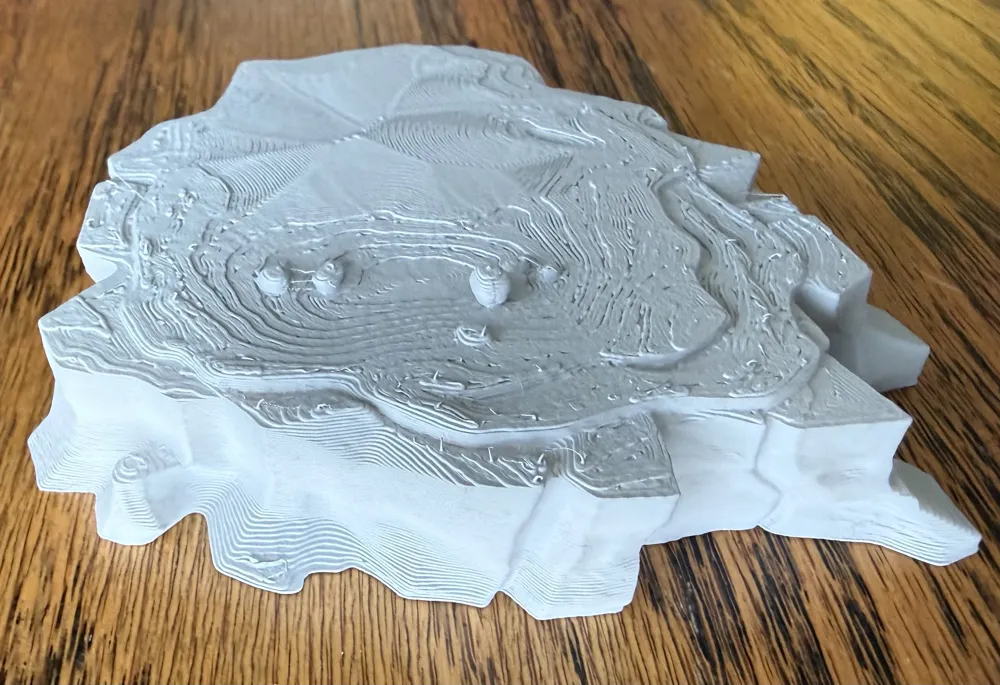 Mountain Top Base Stage Platform - Free 3D Print Model - MakerWorld