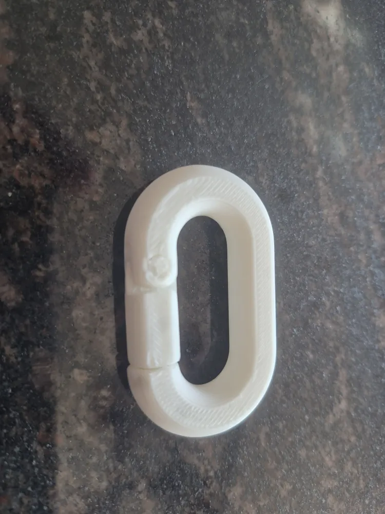 Hinged Rally Chain Necklace Clasp print in place by Monkey Brains ...